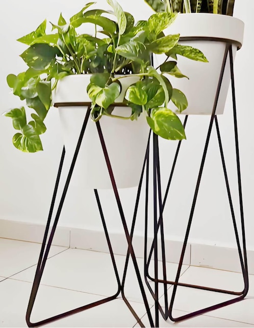 Maceta con base New Garden Magnolia con sistema automático de riego 2